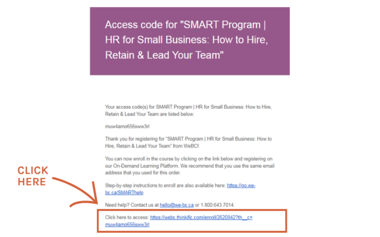 How to Access SMART Programs on WeBC's On-Demand Learning Platform - WeBC