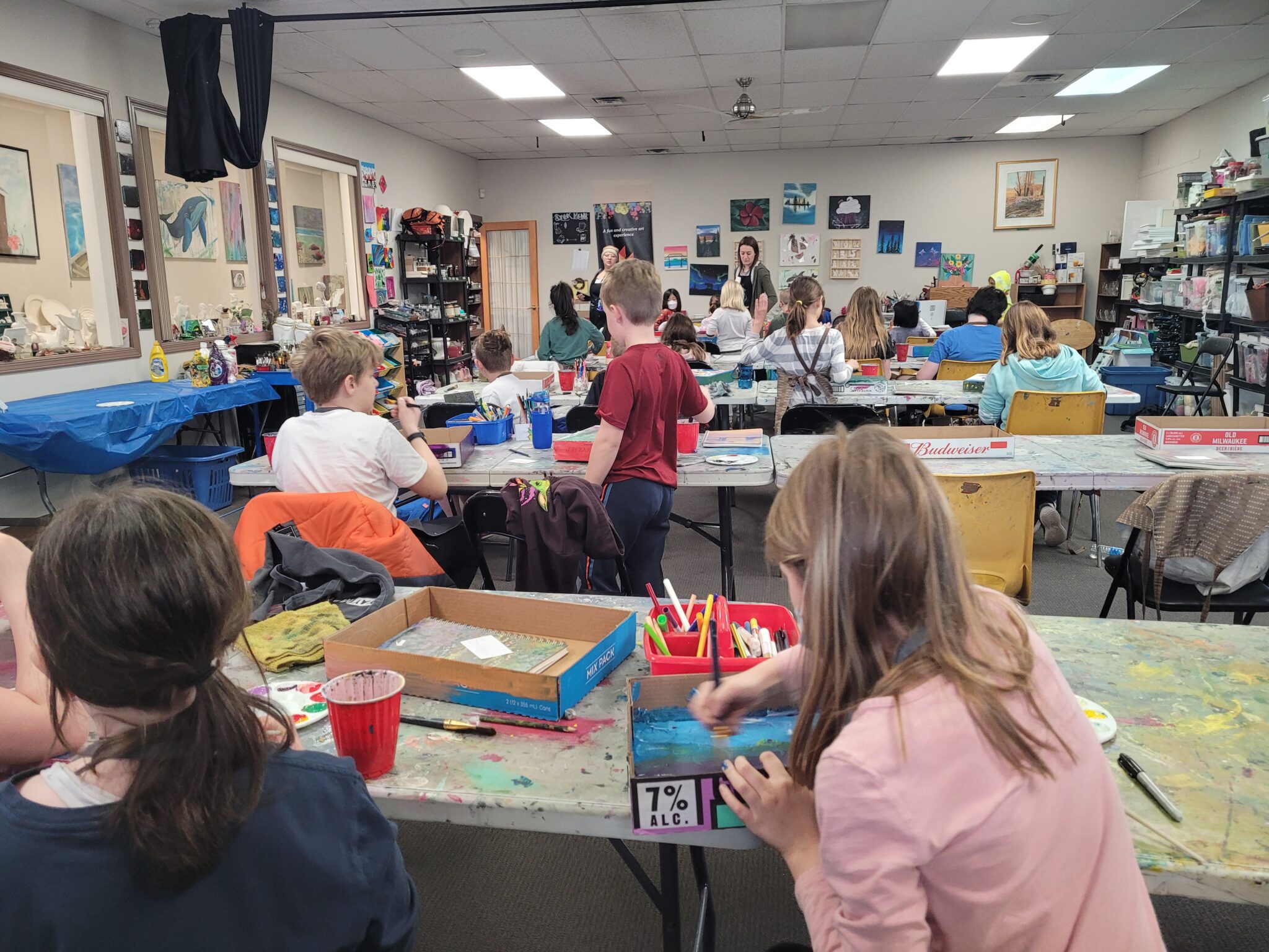 Carly Schmidt, Kamloops Art Party, Kamloops - WeBC